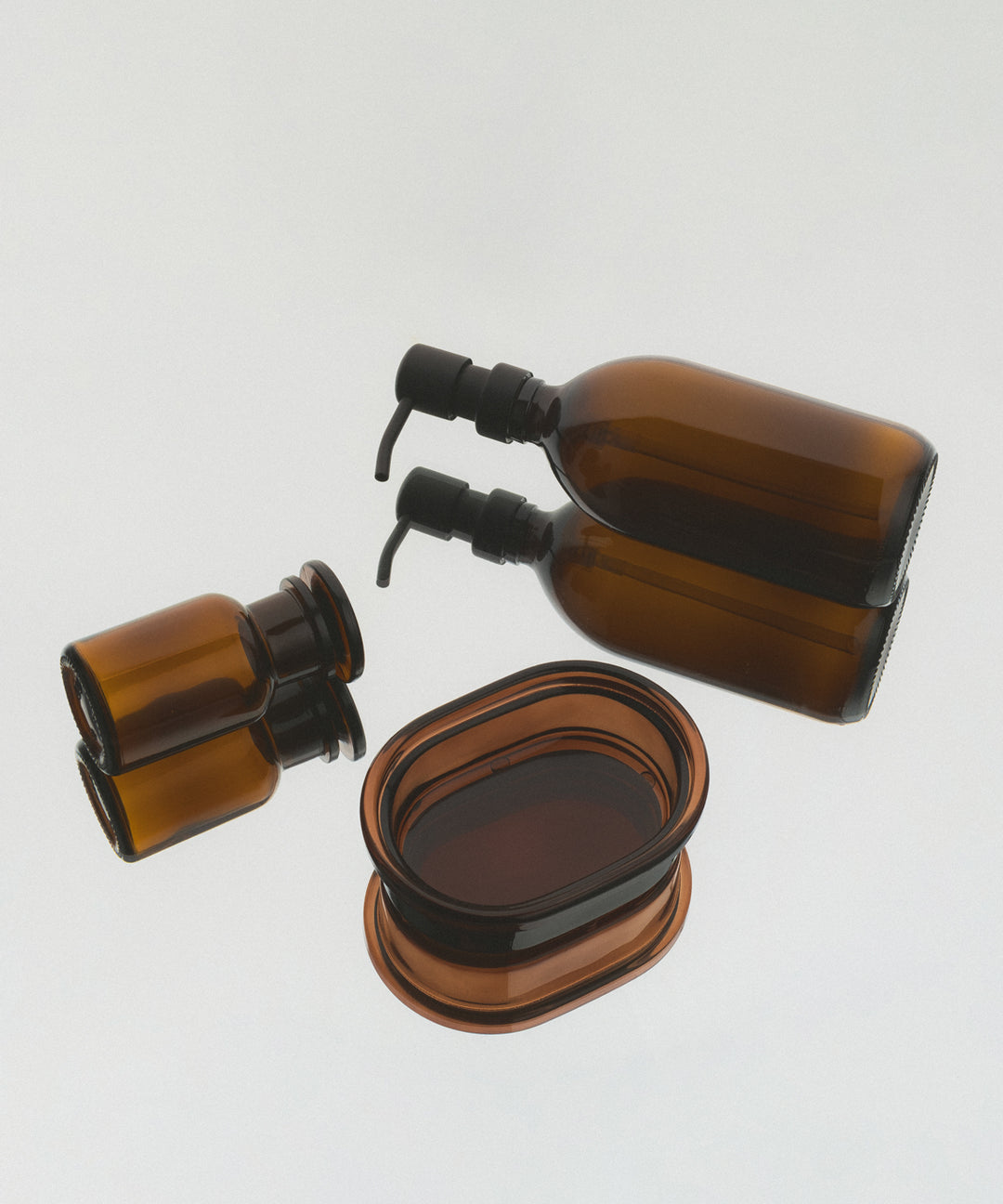 Amber Soap Dish | Brown Soap Tray – Kuishi