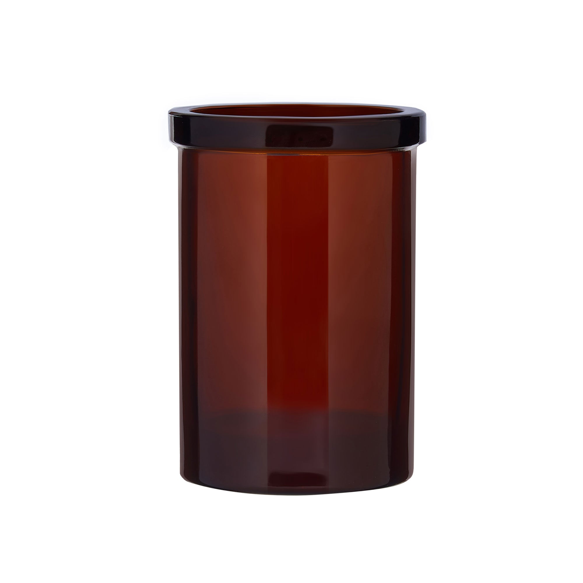 Toothbrush Holder | Amber Glass Tumbler for Bathroom – Kuishi