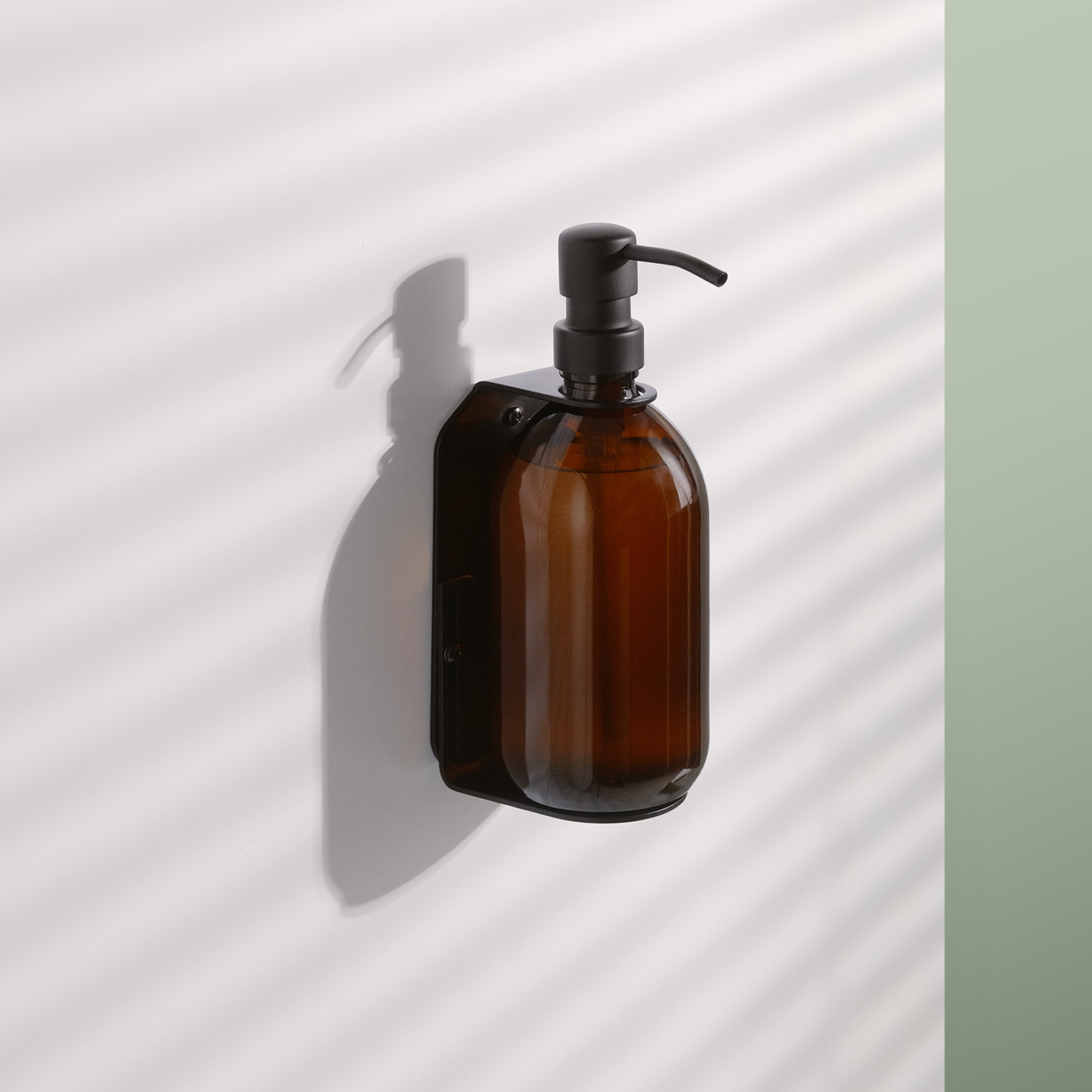 Black Single Wall Mounted Soap Dispenser | Black Handwash Dispenser ...